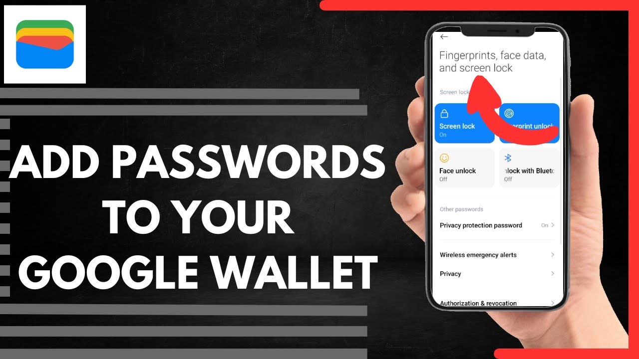 How To Add Password To Your Google Wallet - YouTube