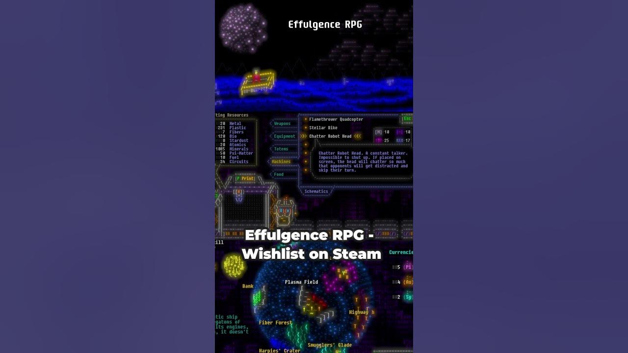 Effulgence RPG #rpg #turnbased #retrogaming #ascii #oldschool #indiegame #gamedev #steam #shorts ...