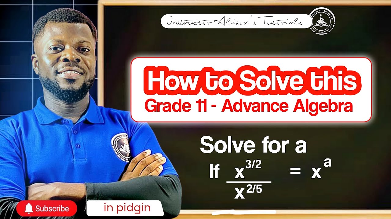 Exponent Laws Made EASY! | Grade 11 Advanced Algebra - YouTube