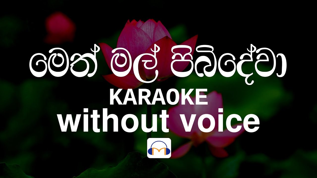 Meth Mal Pibidewa Karaoke මෙත් මල් පිබිදේවා | Sinhala Music Tracks ...