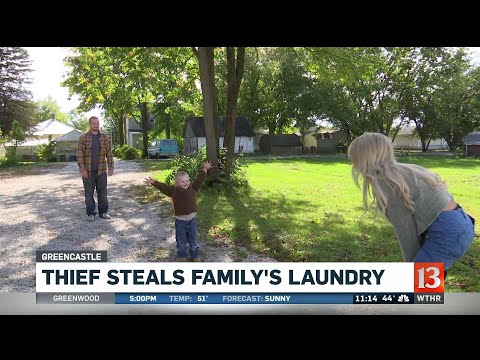 Family's clothes stolen