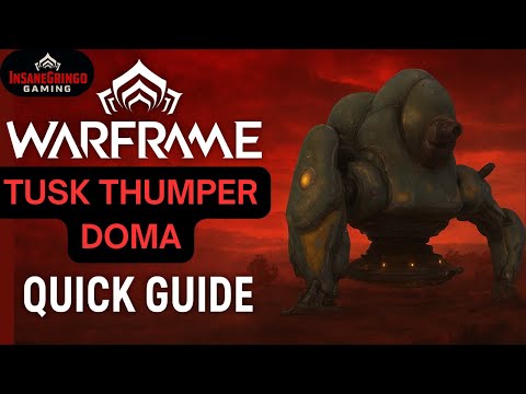 WARFRAME – How to Find & Kill Tusk Thumper Doma Fast! Nightwave Weekly Quick Guide