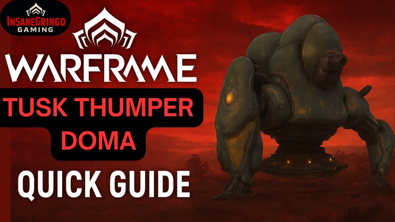 WARFRAME – How to Find & Kill Tusk Thumper Doma Fast! Nightwave Weekly ...
