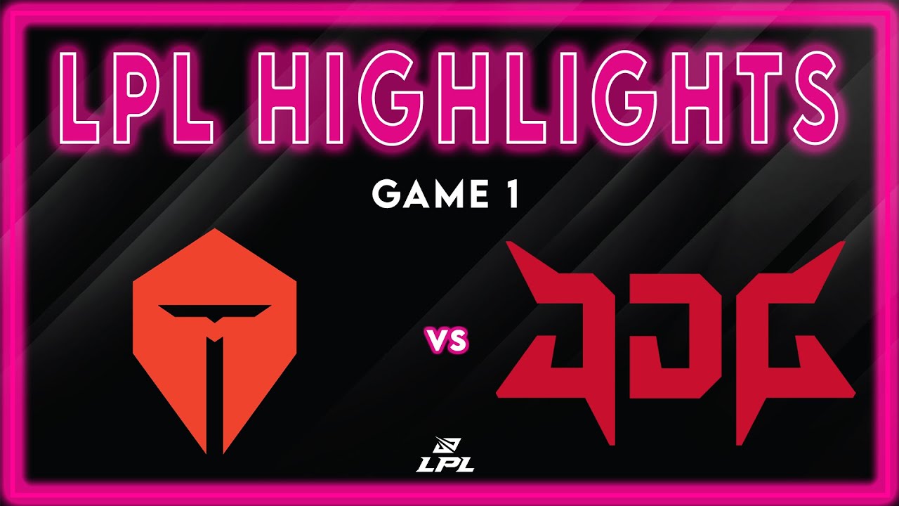 TES vs JDG Highlights Game 1 | LPL 2026 Split 1 | Top Esports vs JD ...