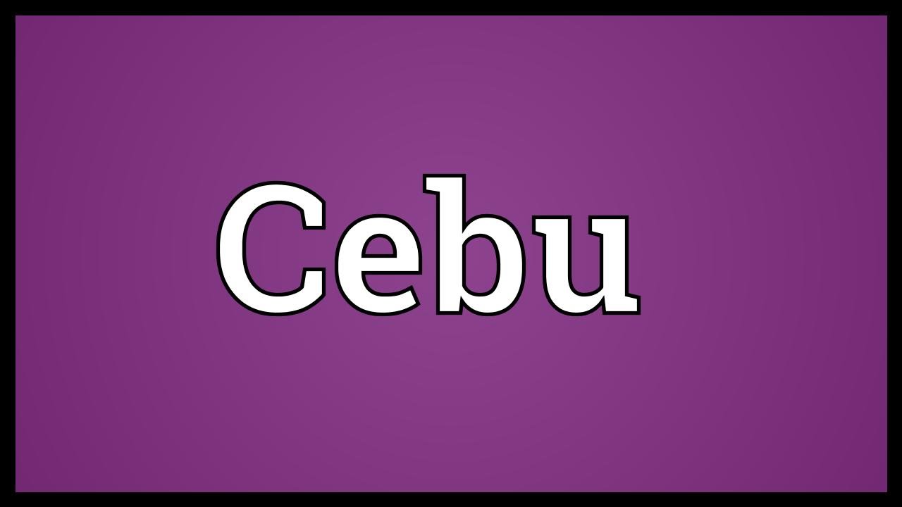Cebu Meaning - YouTube