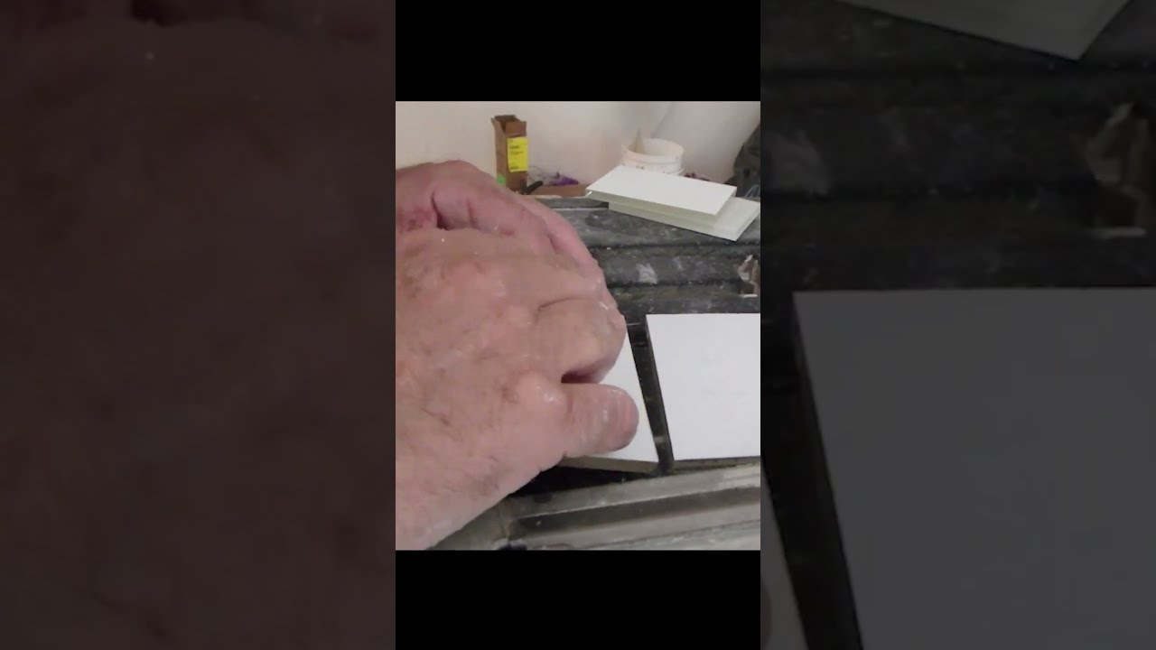 How to cut glass subway tile. howtotile tile shorts glasstile