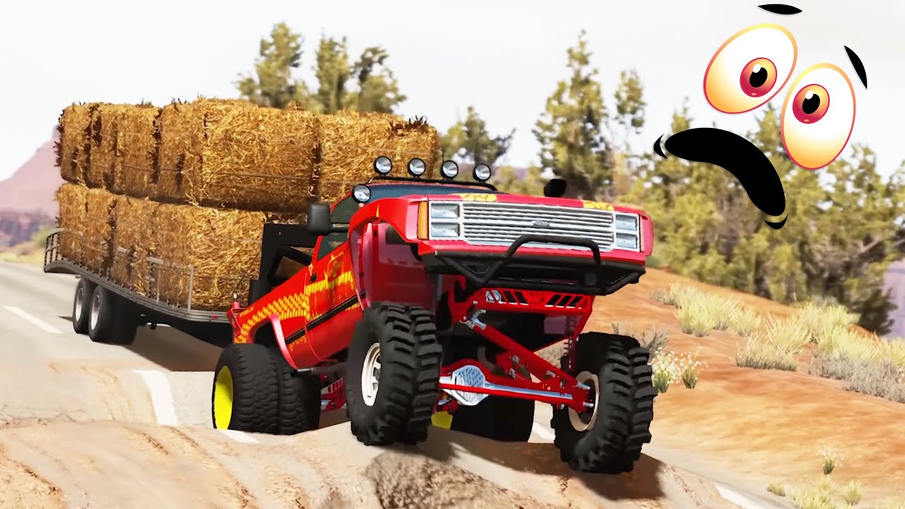 BeamNG Crashes: Intense Crashes and Obstacle Demolition in BeamNG Drive ...