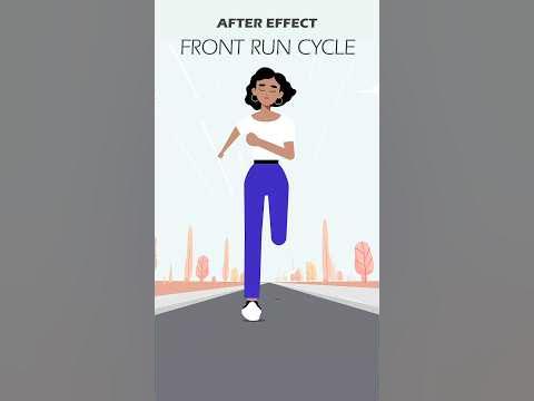 Front Run Cycle Animation #aftereffectstutorial #motiongraphics #aftereffectsanimation - YouTube