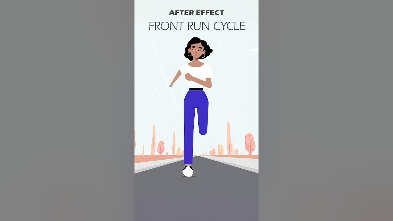 Front Run Cycle Animation #aftereffectstutorial #motiongraphics #aftereffectsanimation - YouTube