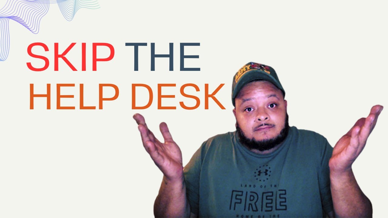 Should You Skip the Help Desk to Start a Tech Career? - YouTube
