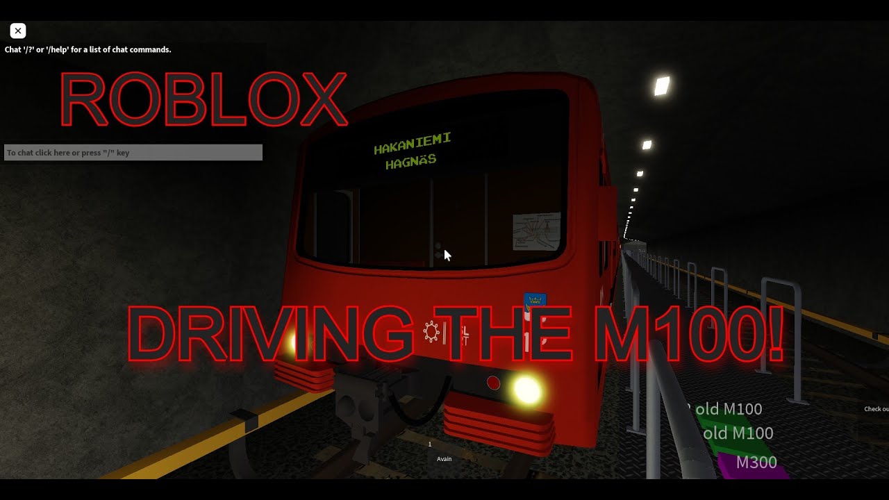 Driving the M100 in Helsinki metro simulator 2! || ROBLOX || Helsinki ...