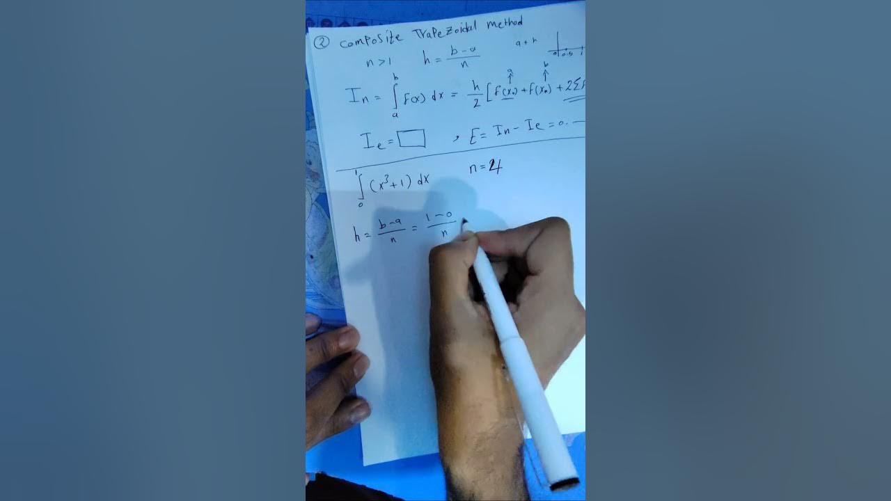 Composite Trapezoidal method شرح - YouTube
