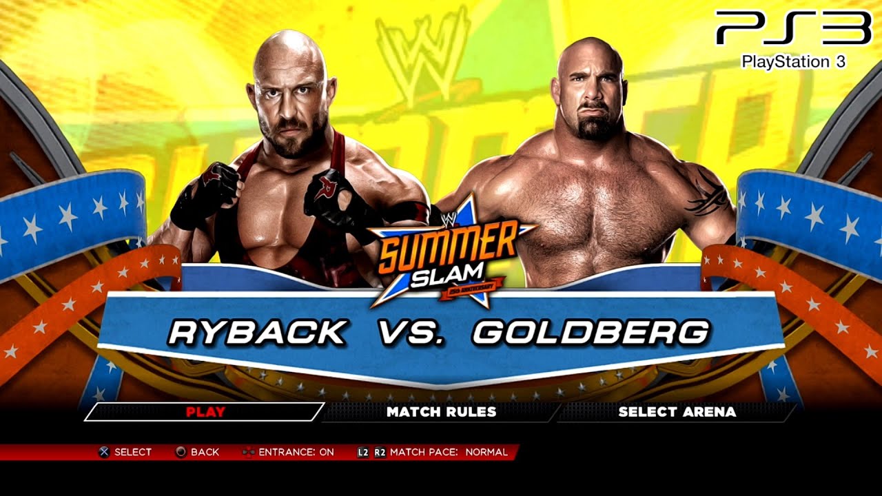 WWE 2K14 PS3 - Ryback VS Goldberg - KO Match [2K][mClassic] - YouTube