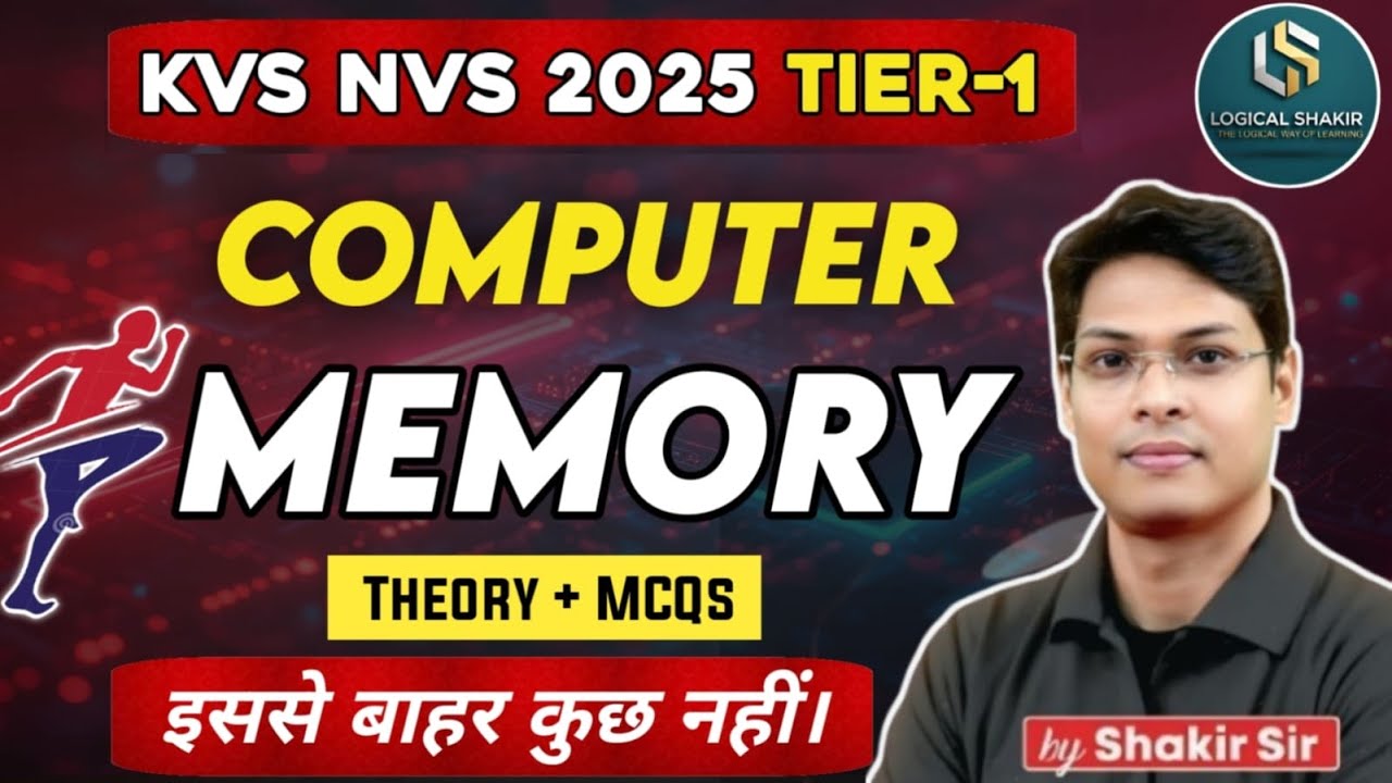 KVS NVS 2025 Tier-1 Computer Literacy | Computer Hardware | Storage ...
