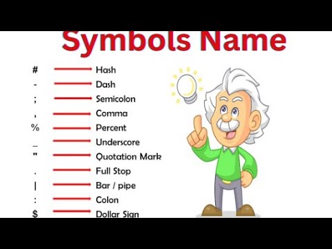 Symbols name // Learn Easily Symbols name. - YouTube