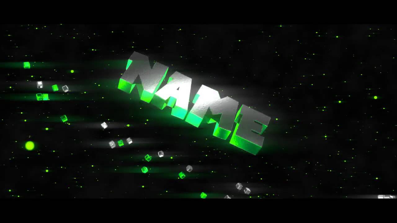 #40 Chill Green Blender Intro Template | Fast Render - YouTube