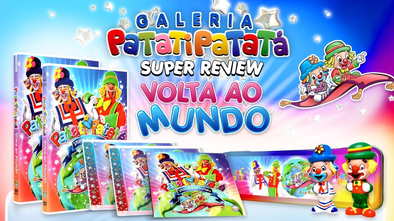 Galeria Patati Patatá | Super Review do Volta ao Mundo (3 DVDs, 3 CDs ...