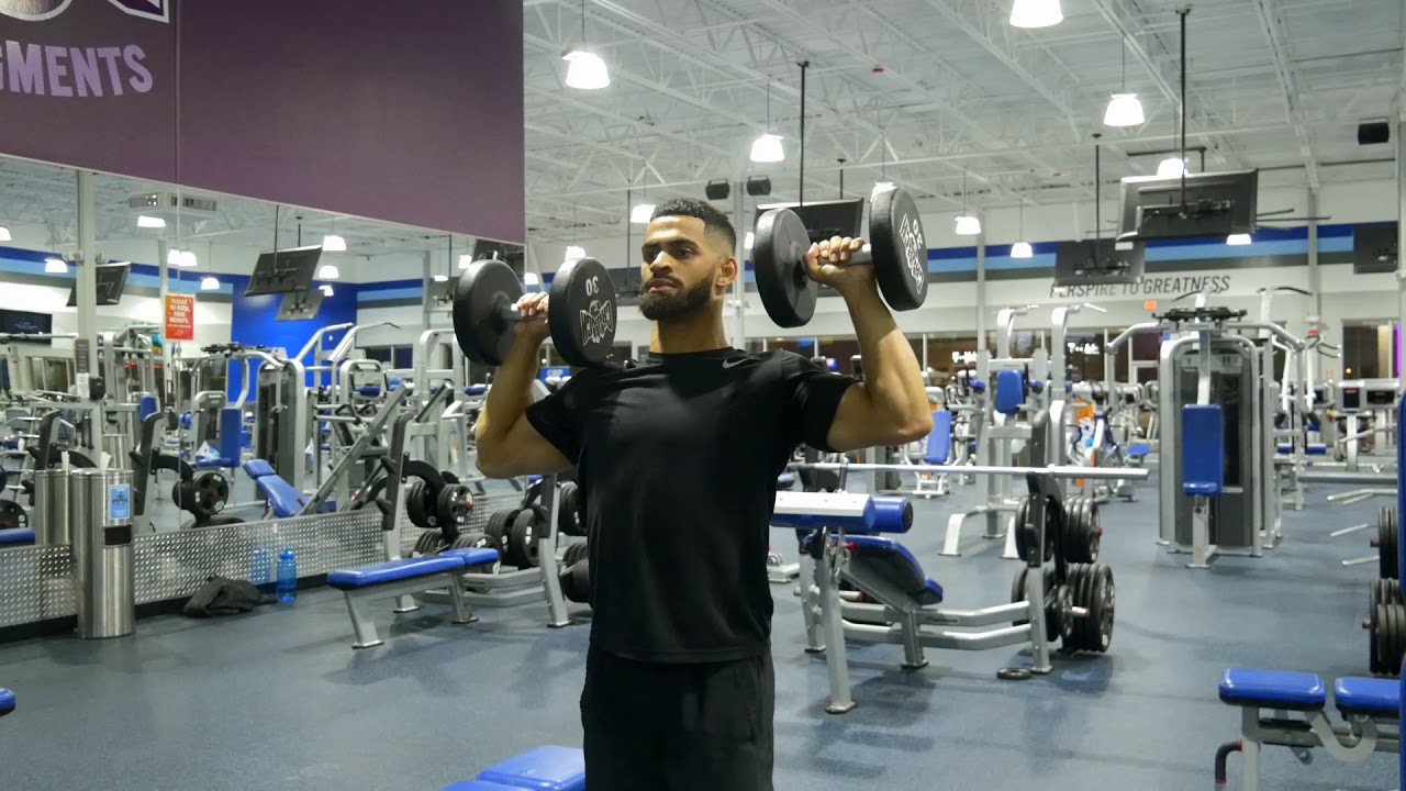 Isometric Dumbbell Shoulder Press - YouTube
