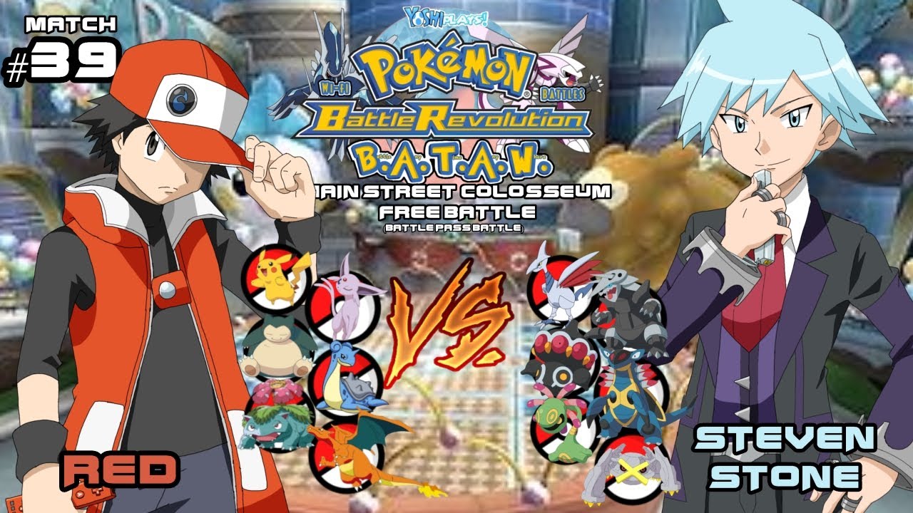 Pokemon Battle Revolution BATAW (Wi-Fi Battles) Match #39: Red vs ...