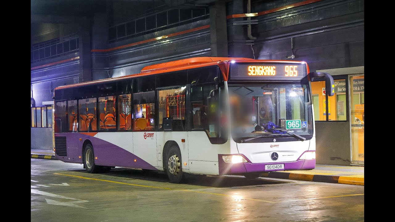 SG1040R 965 - SMRT MERCEDES BENZ O503 CITARO Voith DIWA 854.5 - YouTube