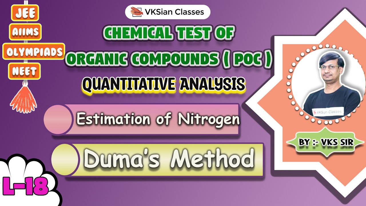 Chemical Test Of Organic Compound Quantitative Analysis Duma s chemical-test-of-organic-compound-quantitative-analysis-duma-s