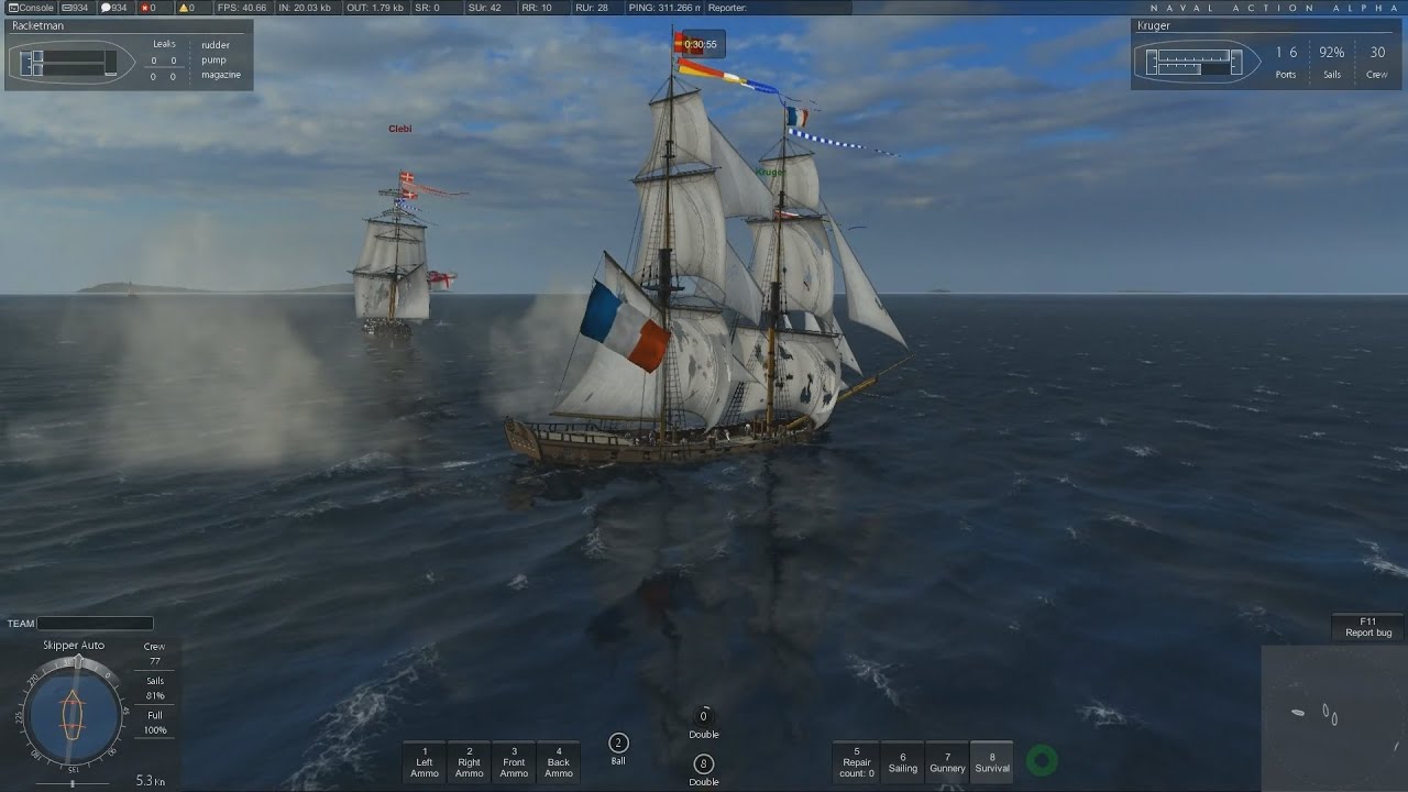 Naval Action: Cant Brig me Down - YouTube