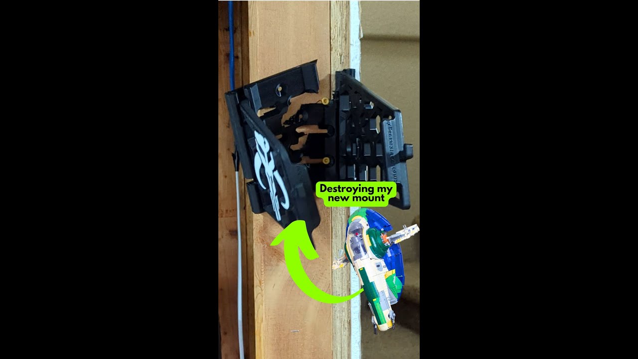 Strength Testing New Jango Fett Firespray-Class Starship Wall Mount ...