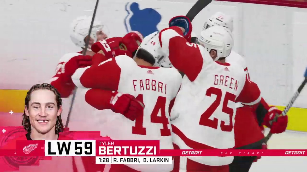 NHL 20 - Detroit Red Wings Vs New Jersey Devils Gameplay - NHL Season ...