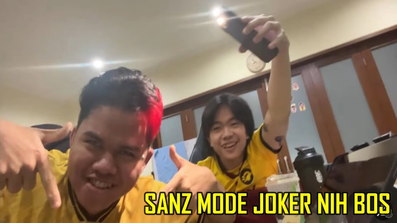 SANZ TAUNTING MUKA JOKER PAKE FLASH KIBOY KOCAK BANGET !! FANATIC ONIC ...