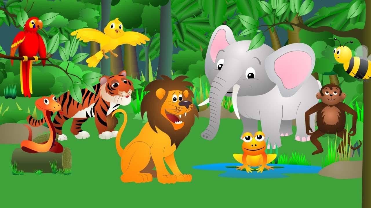Jungles Fun | Kids Rymes | Jungle Fun Rymes For Kids Family - YouTube