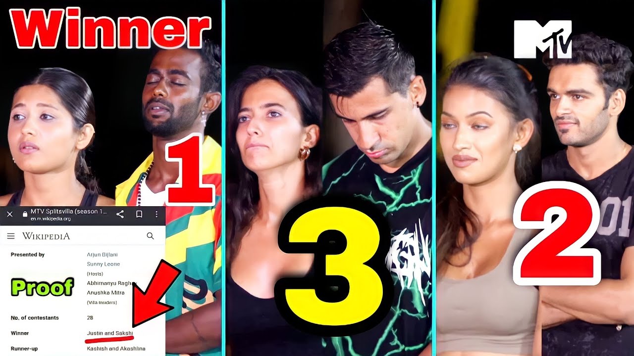 With Proof - Hamid nahi Justin & Sakshi hai - Splitsvilla 14 winner 🏆 ...