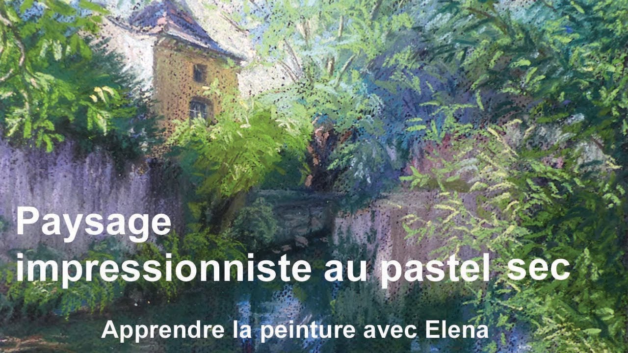 Comment dessiner un paysage au pastel sec dans la style impressionniste ...