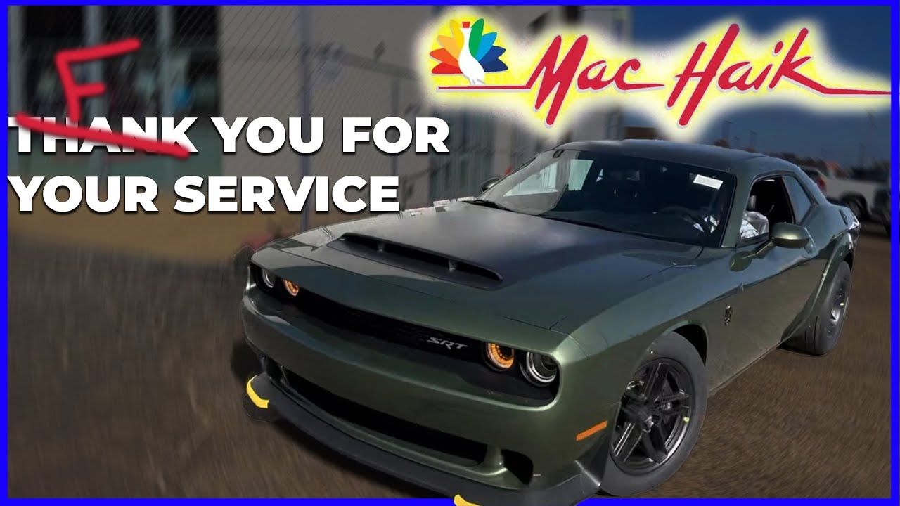 Mack Haik Dealer Sells US Soldier's Dodge Demon 170 WHILE IN IRAQ ...