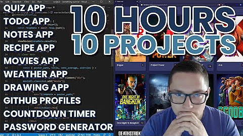 Intermediate Javascript projects - YouTube