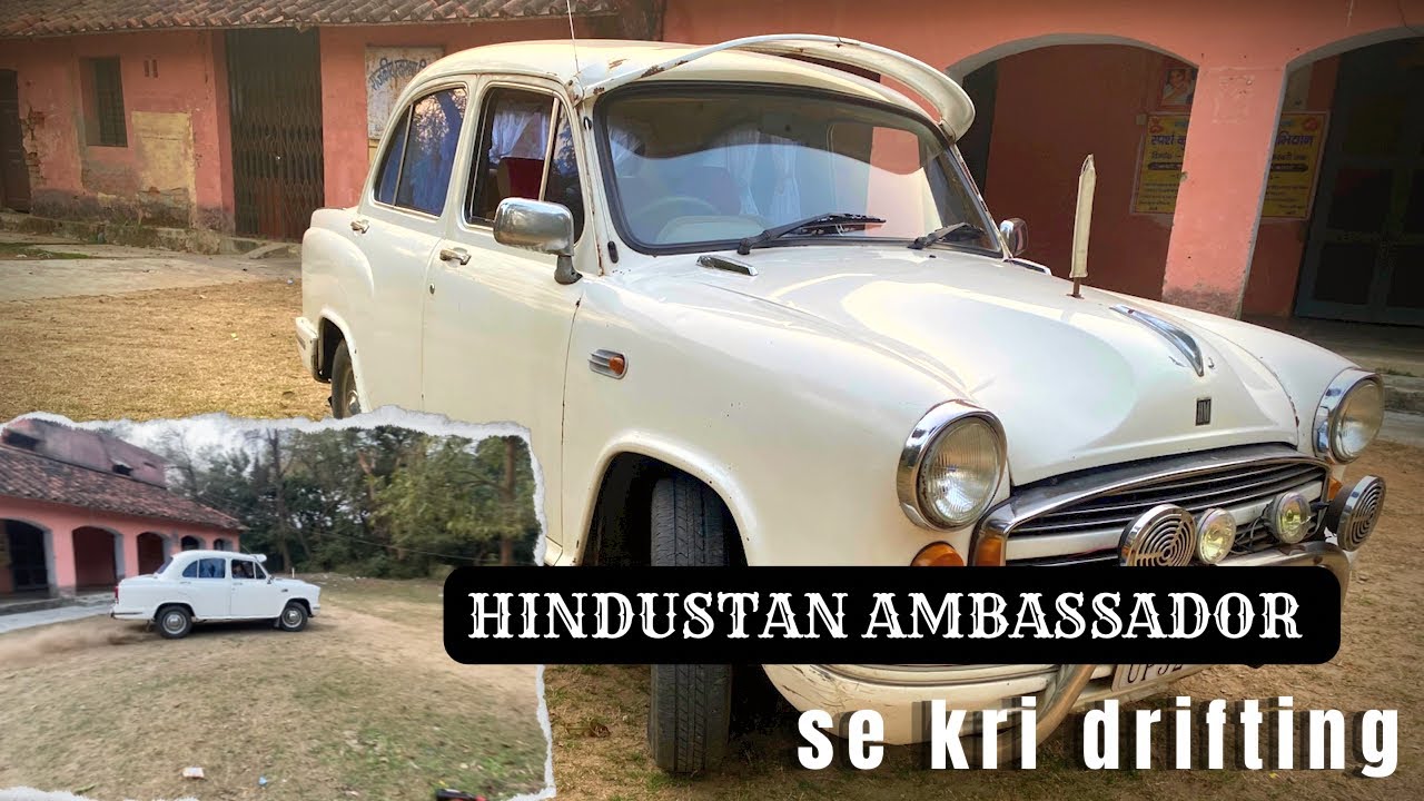 HINDUSTAN AMBASSADOR SE DRIFTING | full review | Modified interior | # ...