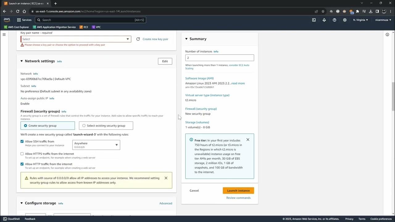 AWS - EC2 - Launch 2 Webserver Instances - YouTube