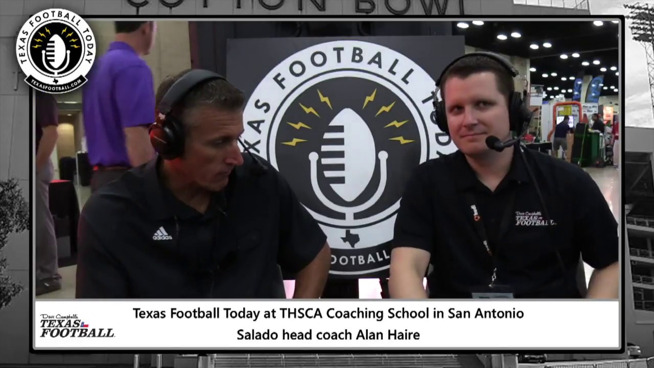 Texas Football Today Interview: Salado head coach Alan Haire - YouTube