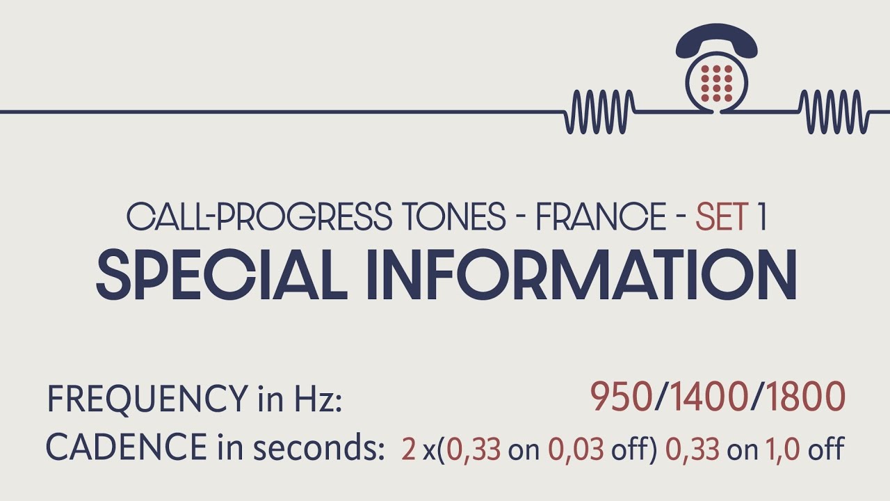 Special information tone B (France). Call-progress tones. Phone sounds. Sound effects. SFX - YouTube