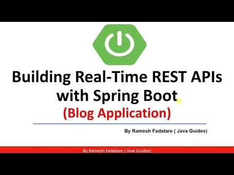 Building Real-Time REST APIs with Spring Boot - Course Introduction ...