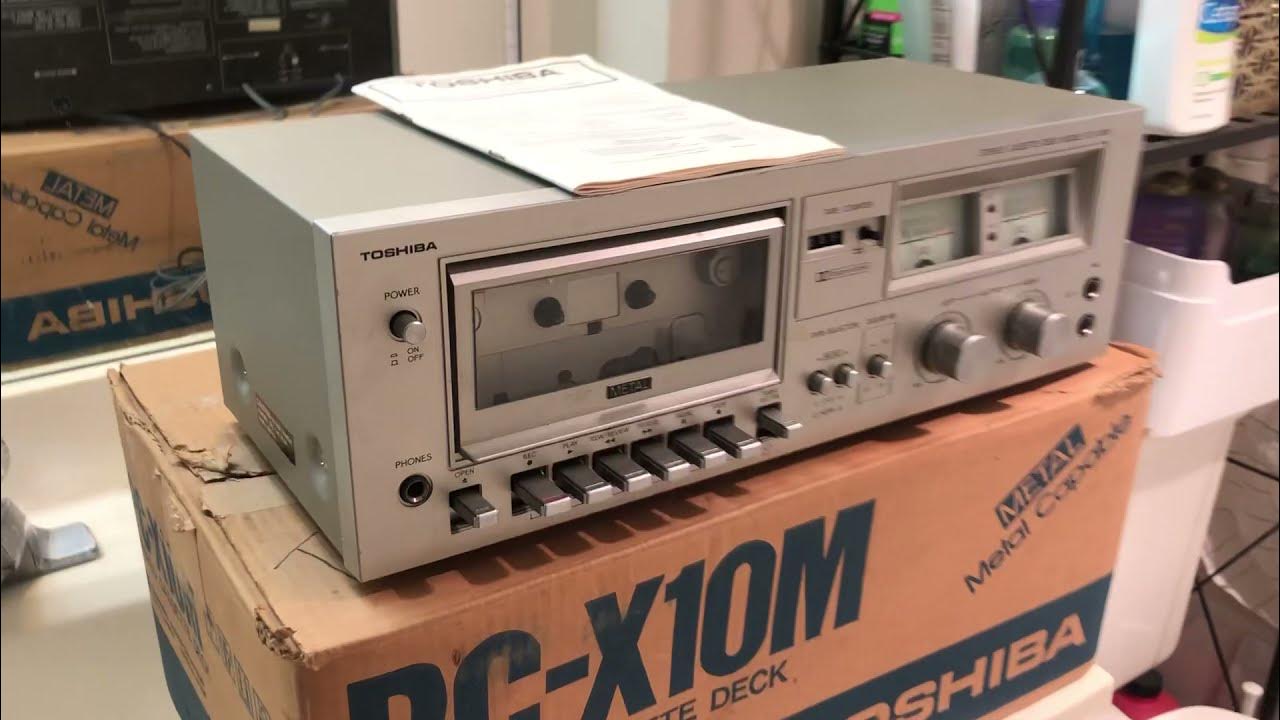 Toshiba PC-X10M STEREO Cassette Deck - Part 1 - YouTube