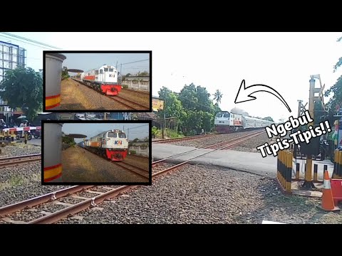 Lokomotif Cipinang Ngebul Tipis-Tipis!! Hunting Kereta di Pos PJL 91 ...