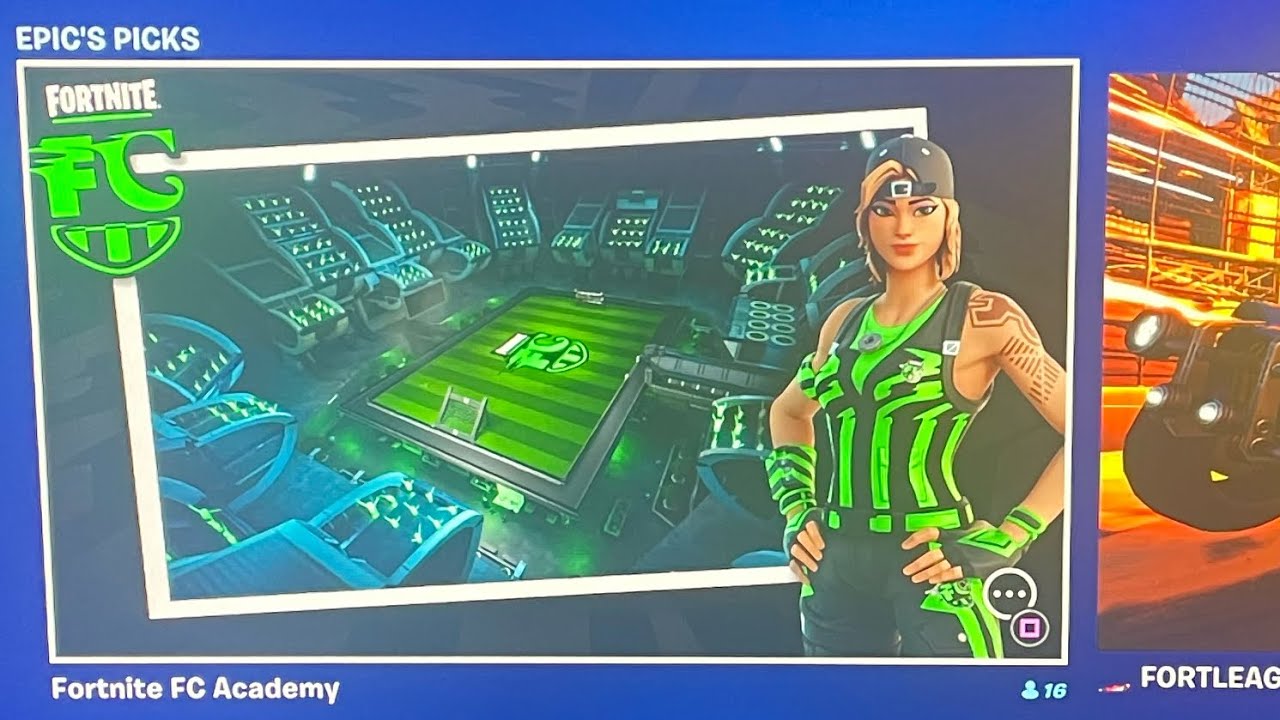 Fortnite Fortnite FC Academy Island spelen - YouTube