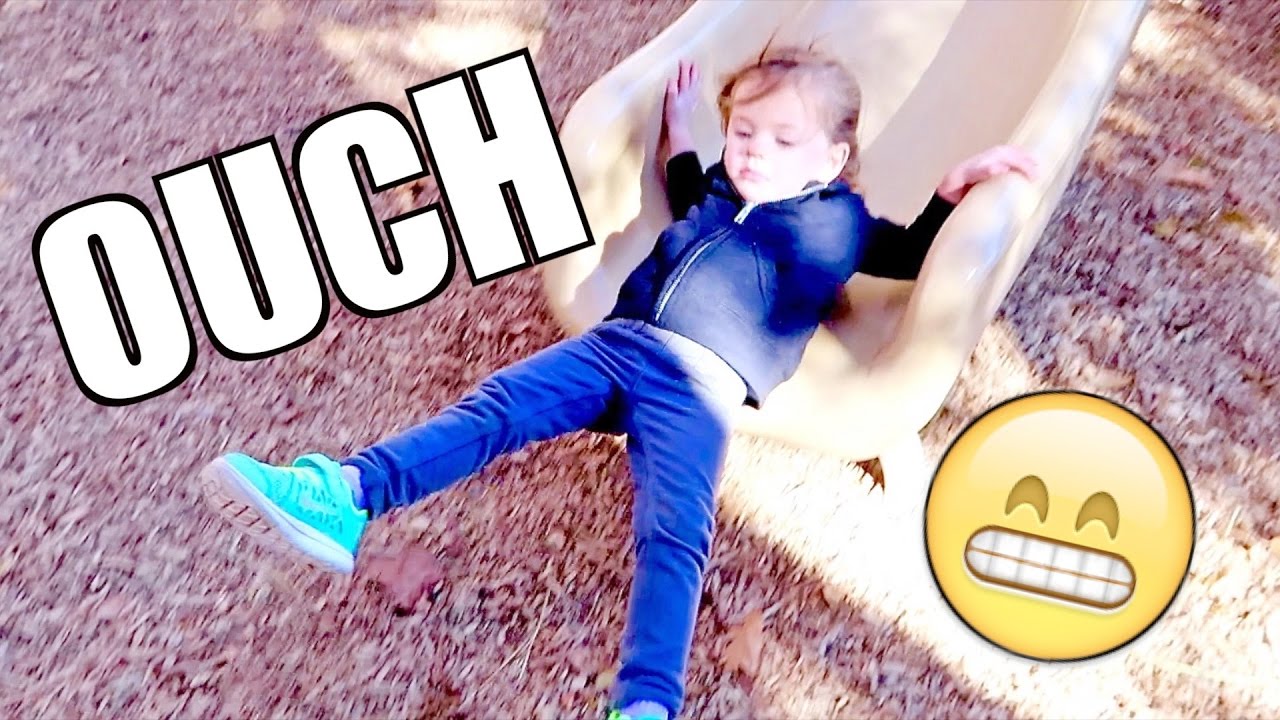 TODDLER SLIDE FAIL! - YouTube