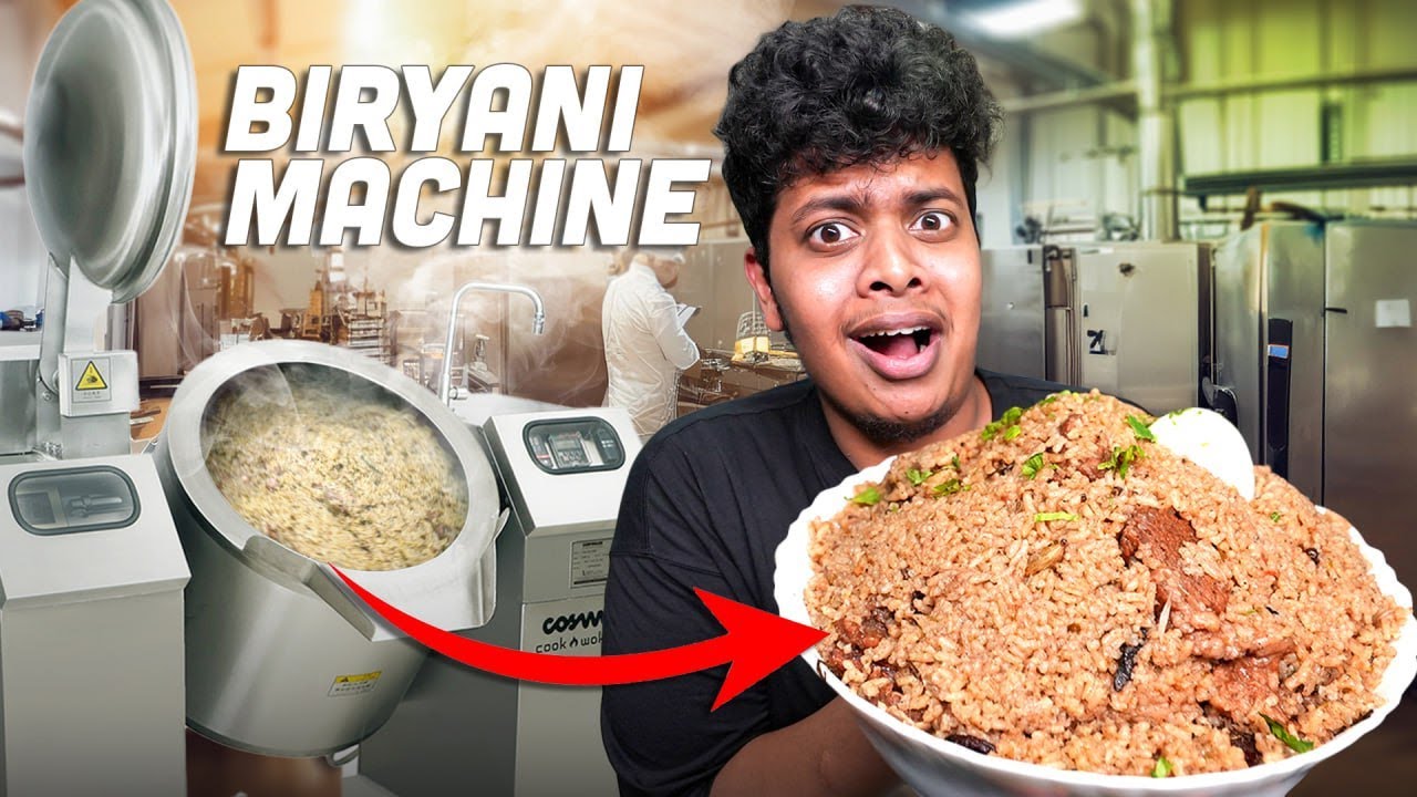 Biryani Making Machine 😱 | Mutton Biriyani 🔥- Irfan's View - YouTube