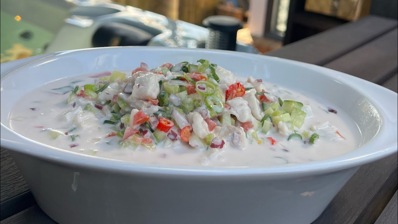 How to make Fiji style Kokoda | Raw Fish Fiji style - YouTube