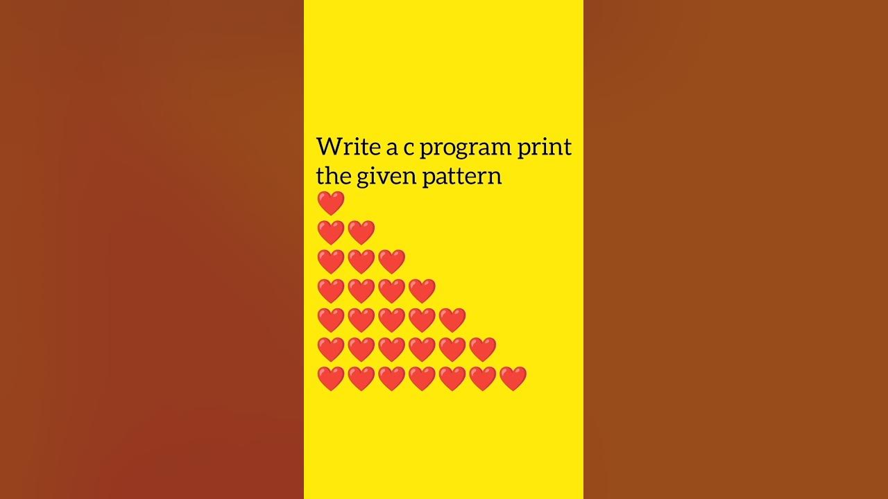 c language exercise || c program | c language i love you ️ #devloper # ... c language exercise || c program | c language i love you ️ #devloper # ...