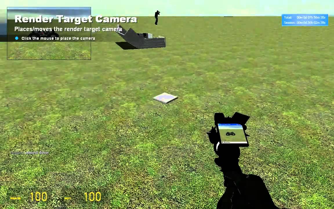 Gmod tutorial Rt camra screen - YouTube