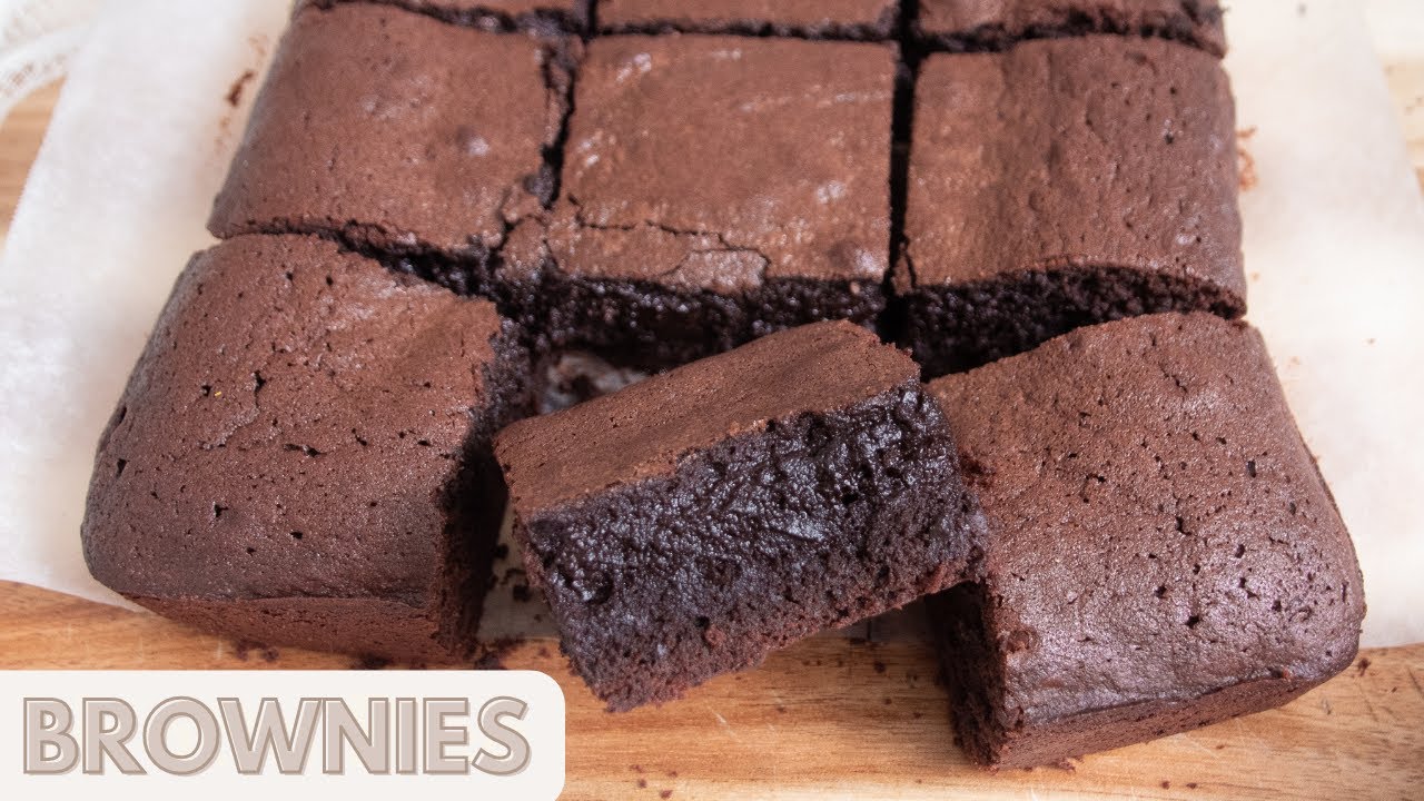 Fudgy Chocolate Brownies Recipe - YouTube