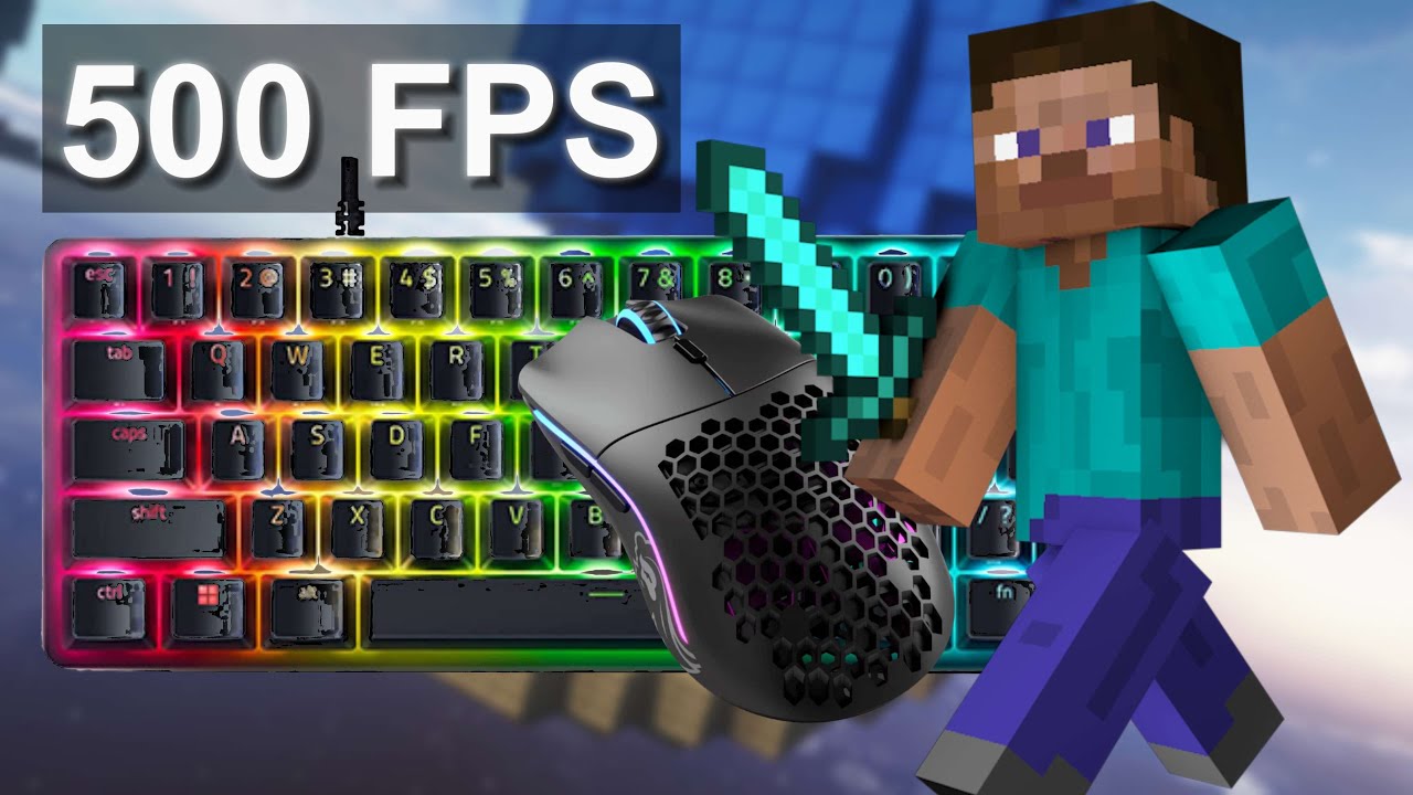 Crispy Keyboard And Mouse Asmr | Minecraft Bedwars - YouTube