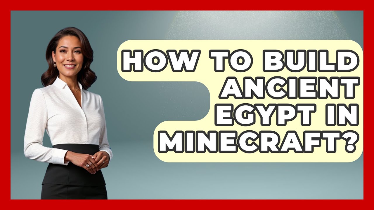 How To Build Ancient Egypt In Minecraft? - African Roots And Routes ...